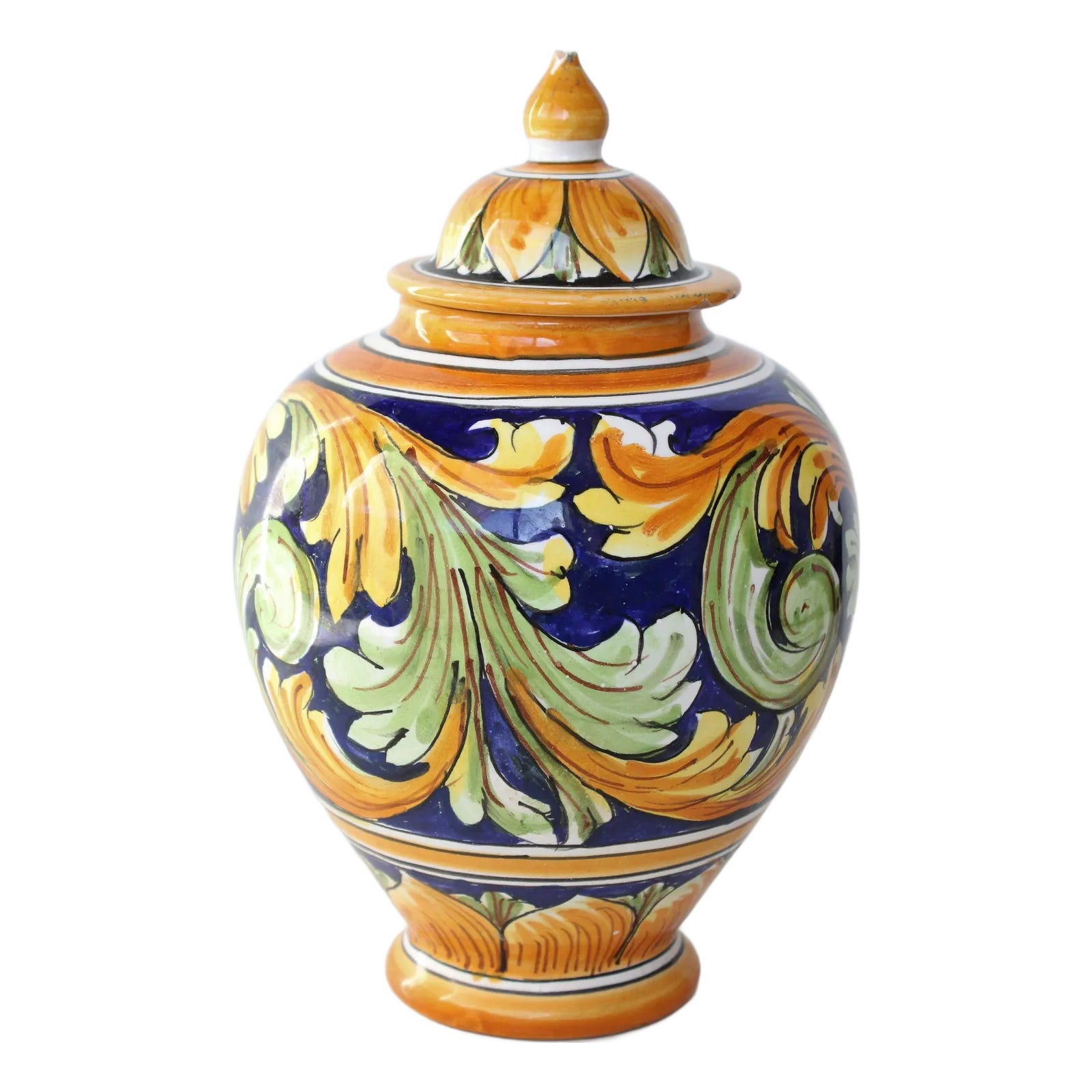 Italian d'Ilaria Ginger Jar/Made in Italy | Chairish