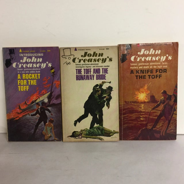 John Creasey 1960s Mystery Books - Set of 3 | Chairish