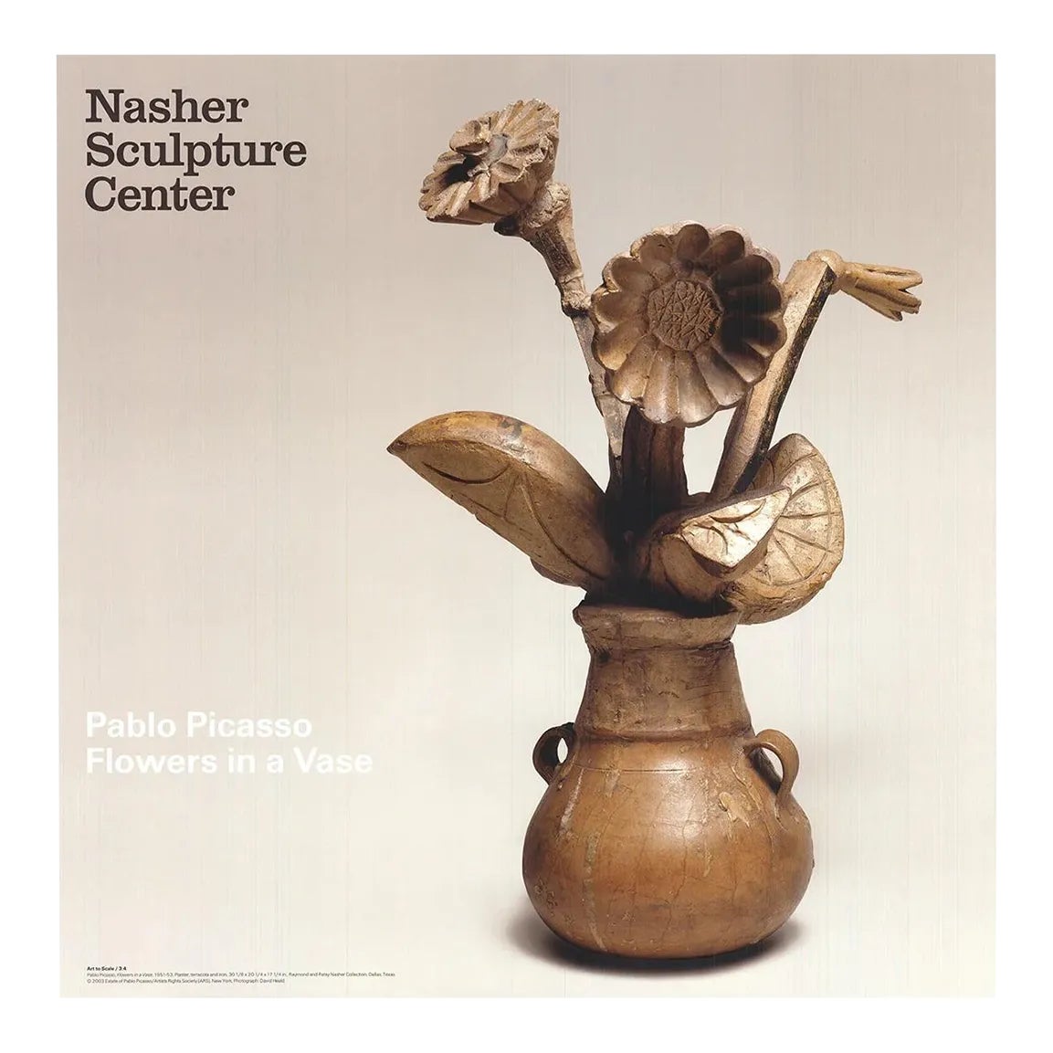 2003 Pablo Picasso Flowers in Vase Lithograph Poster | Chairish