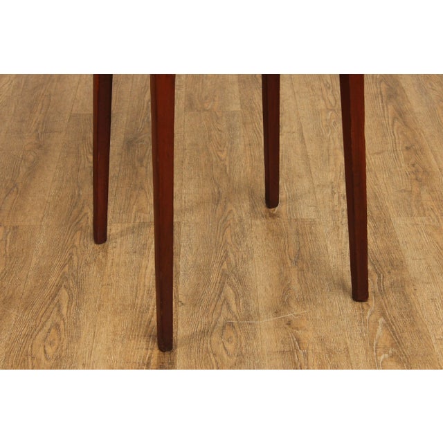Antique Federal Softwood Single Drawer Splayed Leg Work Table ...