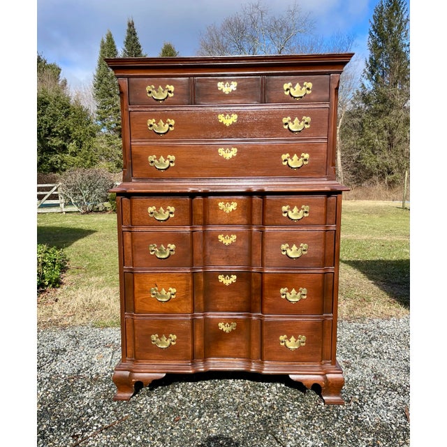 Pennsylvania House Chippendale Style Tall Cherry Dresser Kling | Chairish