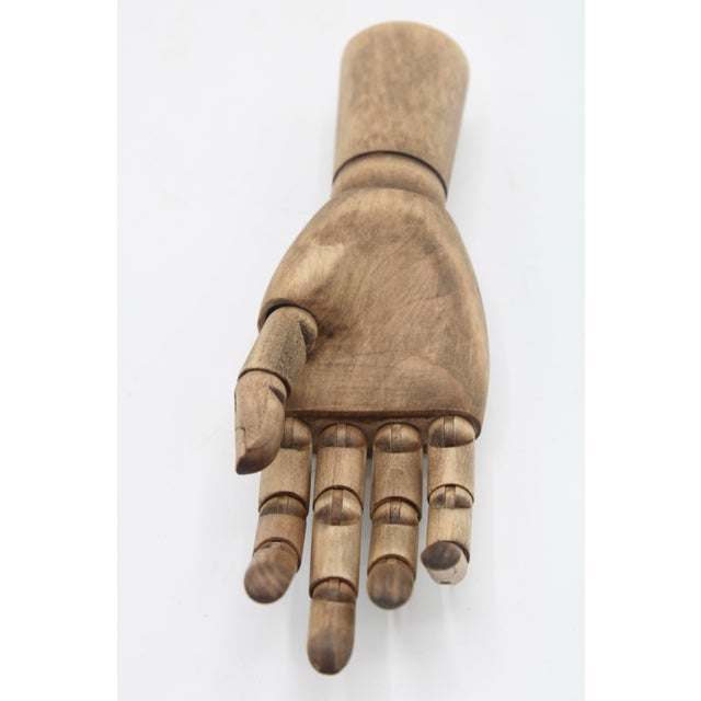 1930s Vintage French Articulated Wooden Hand | Chairish