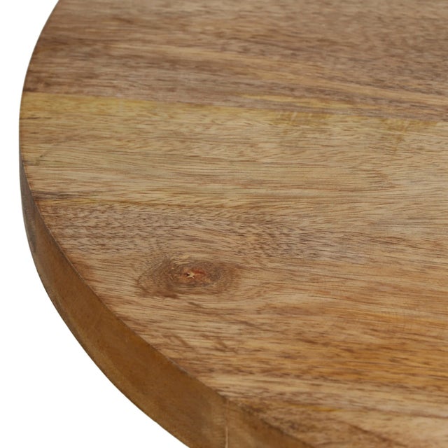 Round Acacia Wood 29” Bistro Table | Chairish