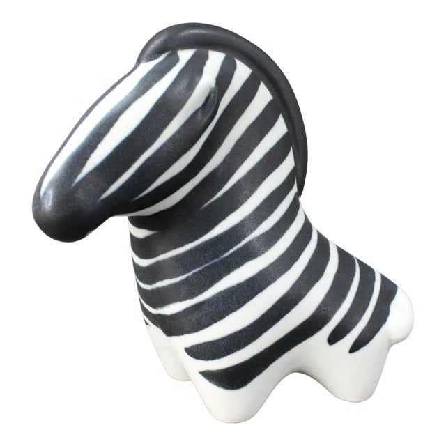 Arabia Finland Taisto Kaassinen Zebra Mid Century Modern Art Pottery ...
