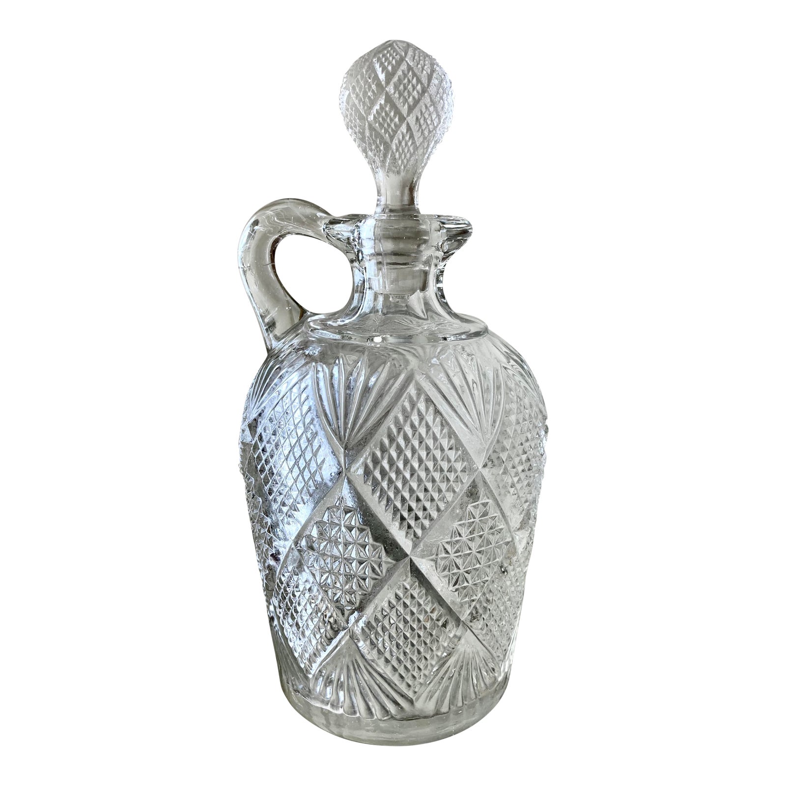 Circa 1896 Eapg “Peerless” Decanter by Model Flint Glass Company | Chairish