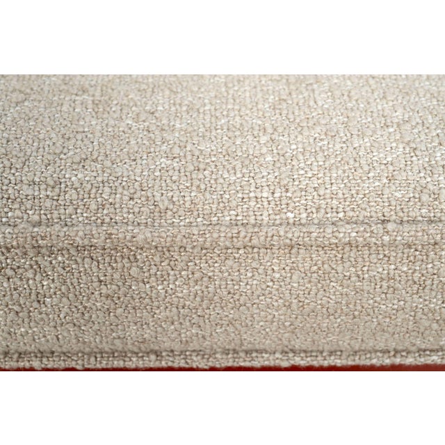 Harvey Probber Set of Four Occasional Chairs, Salmon Lacquer & Cane ...