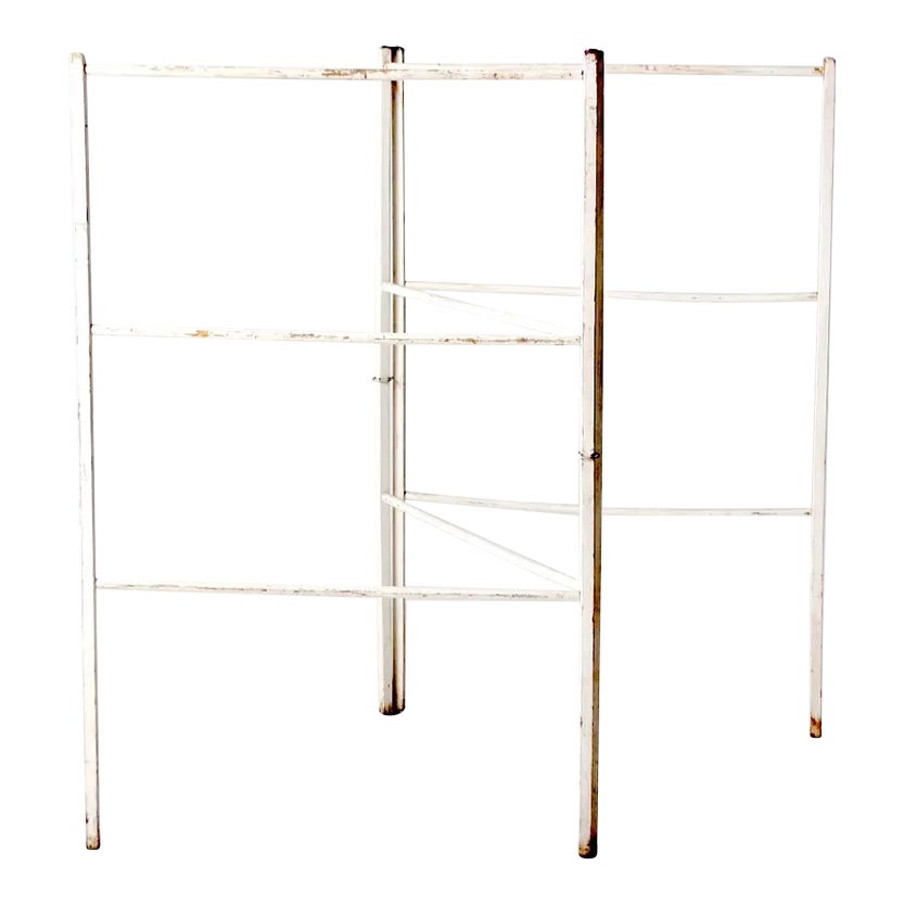 Antique White Wash Drying Rack | Chairish