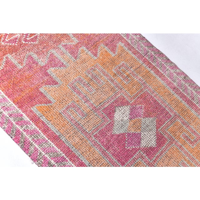 Vintage Runner Rug in Wool | Chairish