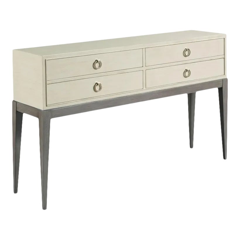 Harper Console Table in Light Gray | Chairish