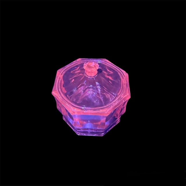 1950s Indiana Glass Selenium Glow Uv Reactive Pink Depression Glass ...