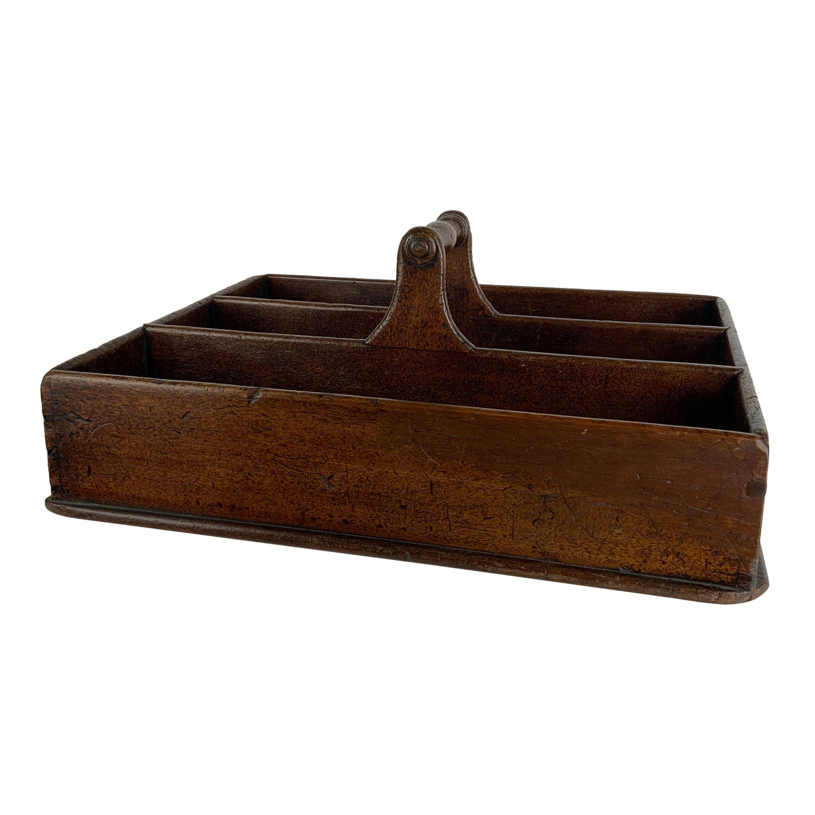 19th Century English Cutlery Box | Chairish