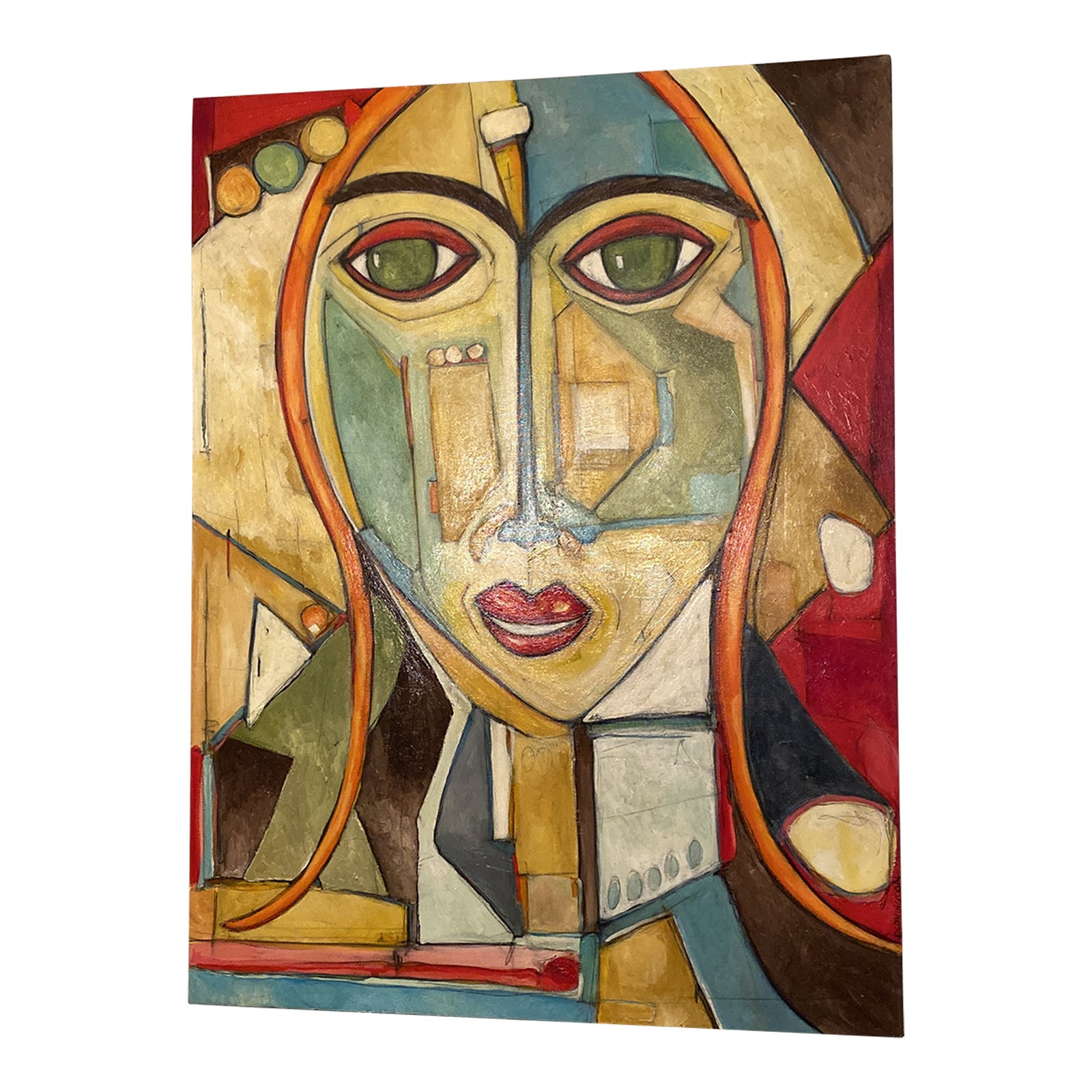 Vintage Expressionist Original Oil Painting Urban Beauty by Daphne ...