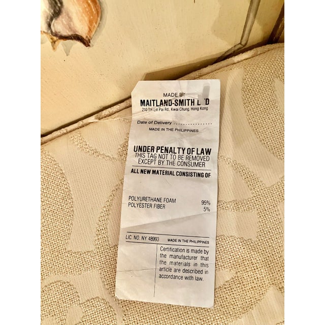 1930s Pair of Maitland Smith Coastal Rattan Pavilion Chairs | Chairish