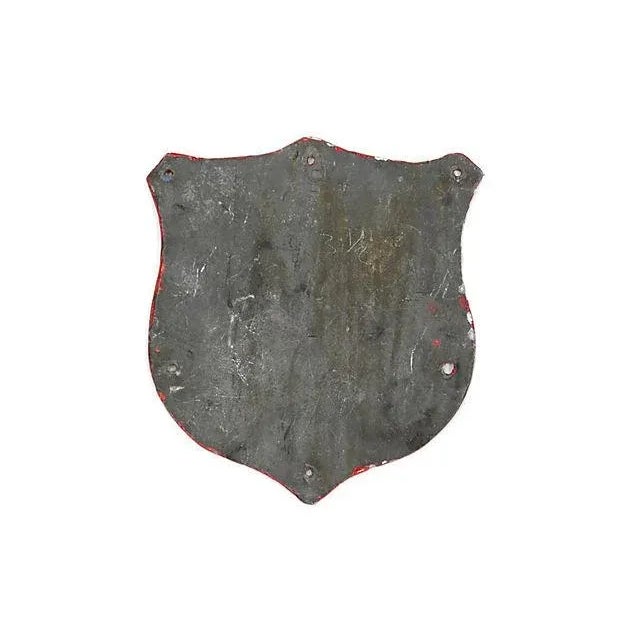 Antique English Fire Department Plaque | Chairish