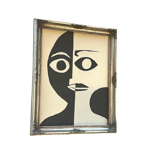 Abstract Portrait Painting by Bryan Boomershine | Chairish