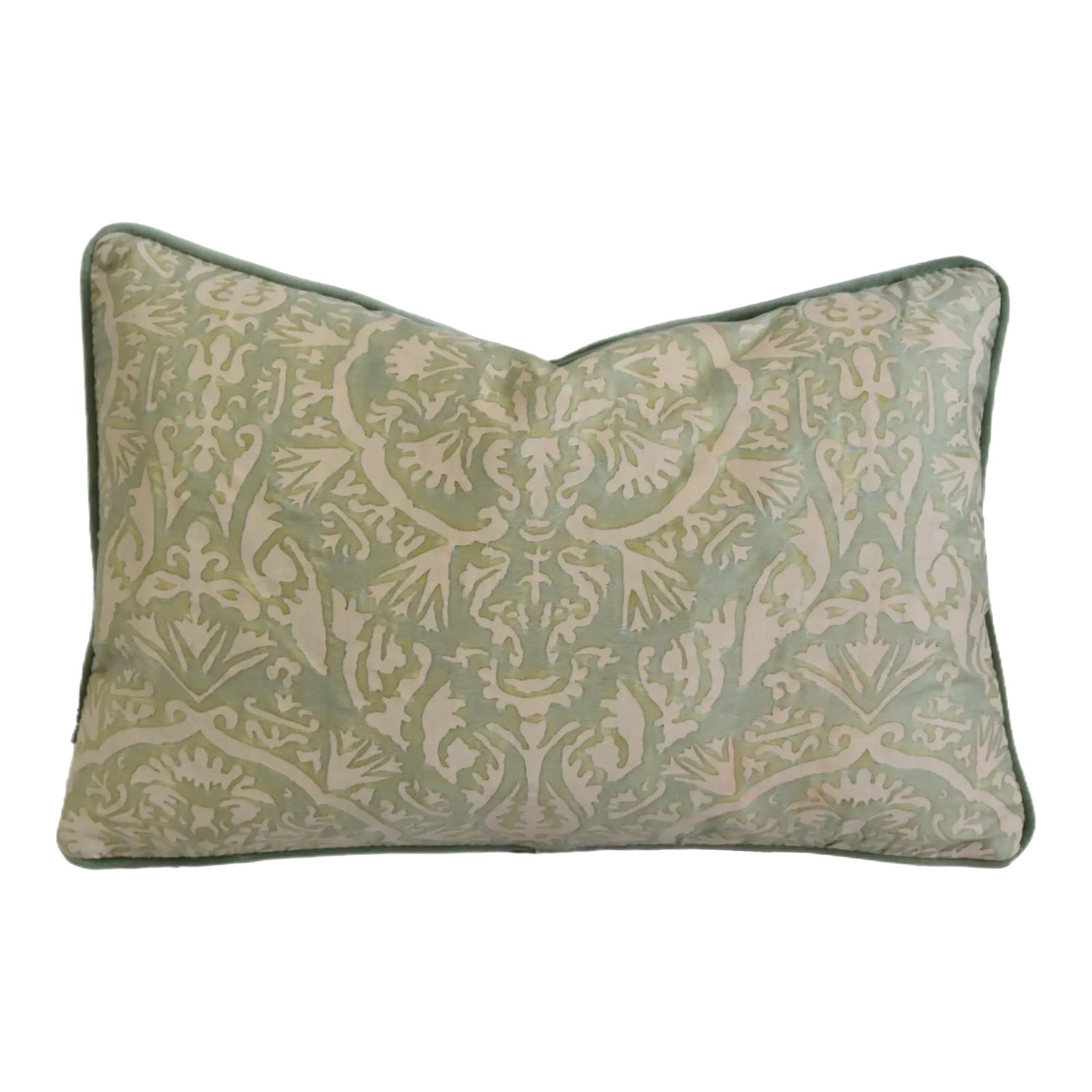 Designer Mariano Fortuny Piazzetta Italian Feather/Down Pillow 22" X 15 ...