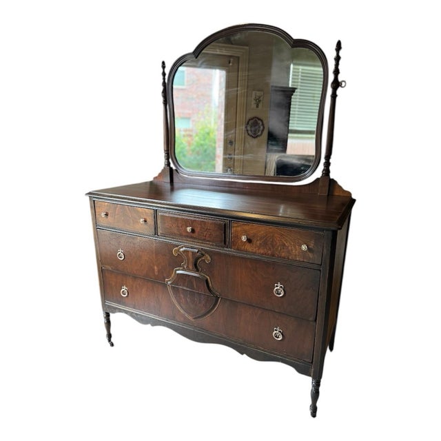 Restored Late 19th Century Eastlake Victorian 5-Drawer Dresser in ...