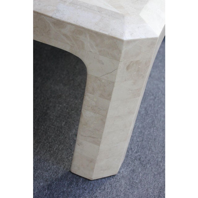 Vintage Maitland Smith Square Coffee Table in Tessellated Stone With ...