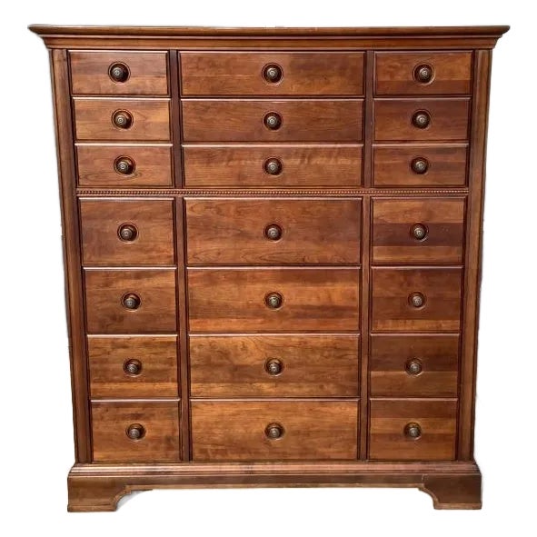 Stanley Furniture Traditional 18-Drawer Tall Chest | Chairish