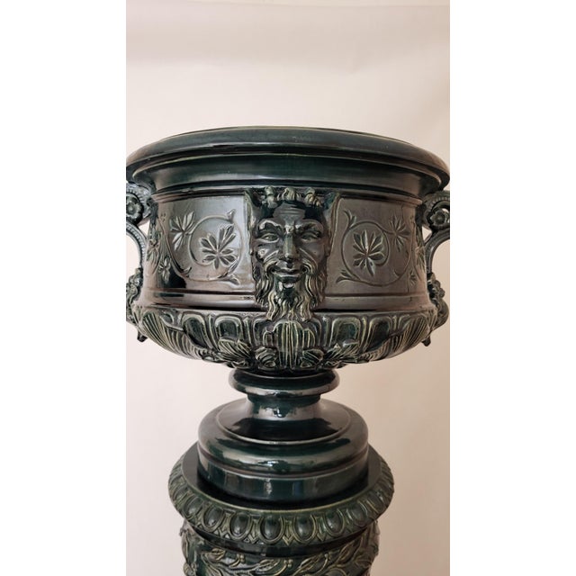 Column and Flowerpot by Johann Peter Gréber, Set of 2 | Chairish