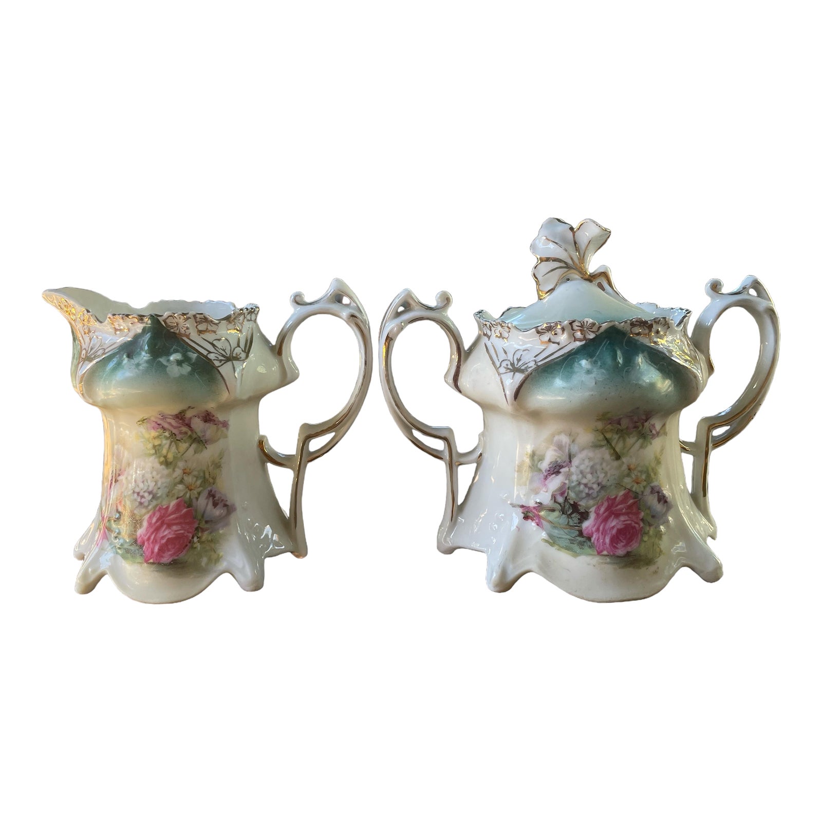 Antique Sugar And Creamer Sets