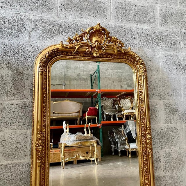 Vintage French Baroque Mirror | Chairish