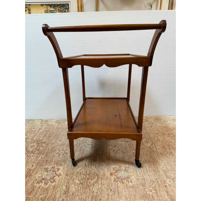 Antique Wood Tea Cart | Chairish