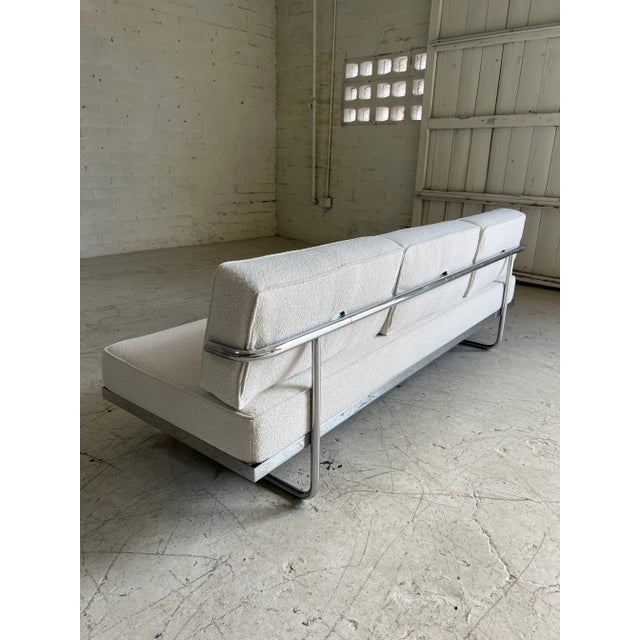 Vintage LeCorbusier Lc5 Sofa Newly Upholstered | Chairish