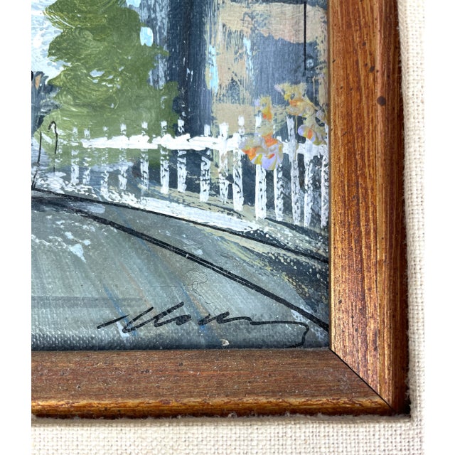 MCM John Checkley Oil on Canvas, Hyde Street Cable Car, San Francisco ...