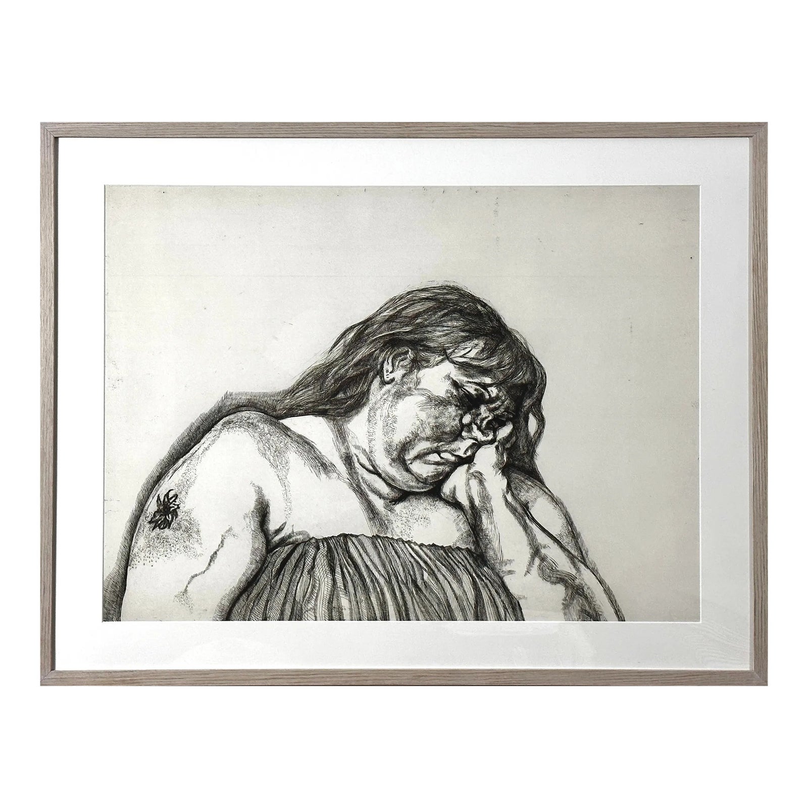 Lucian Freud - Expressionist Female Portrait Archival Pigment Print ...