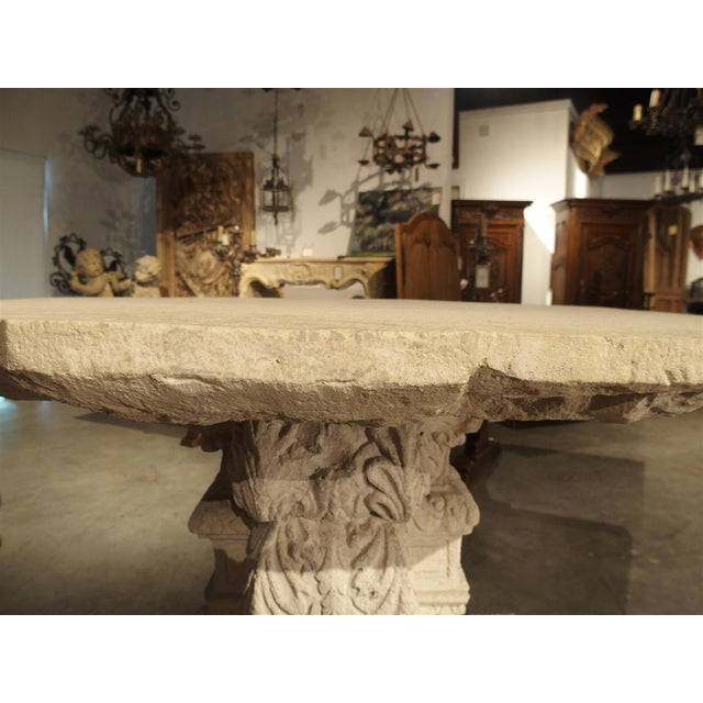 Period Renaissance Carved Stone Table From the South of France, 1570 ...