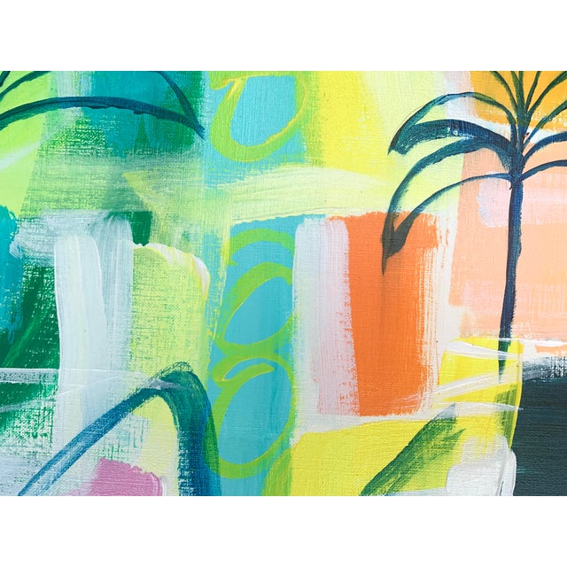 “Palms #4” Abstract Painting by Christina Longoria | Chairish