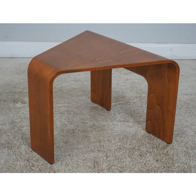 Mid Century Modern Waterfall Design Occasional Table | Chairish