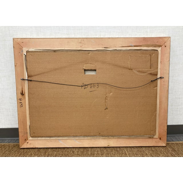 Willi Bauer, Landscape Oil Painting, View Into the Valley, Framed ...