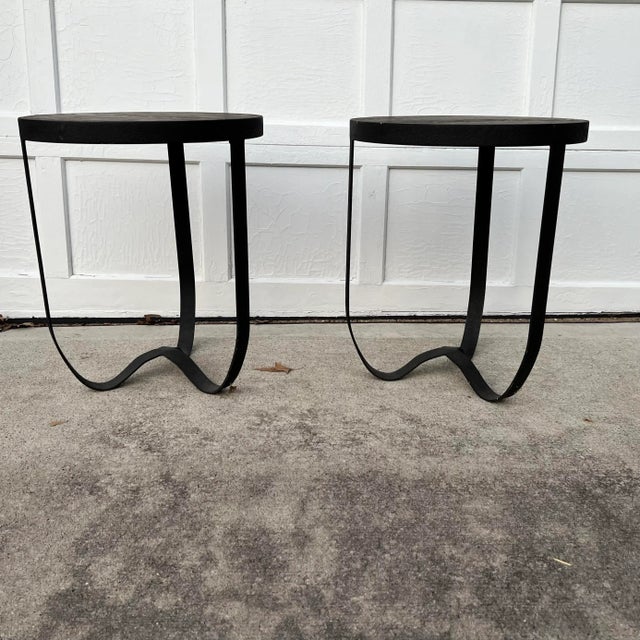 Zentique Deo Side Table - a Pair | Chairish