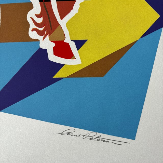 1960s Signed Horoscope Print by Arne Peterson, Sagittarius | Chairish