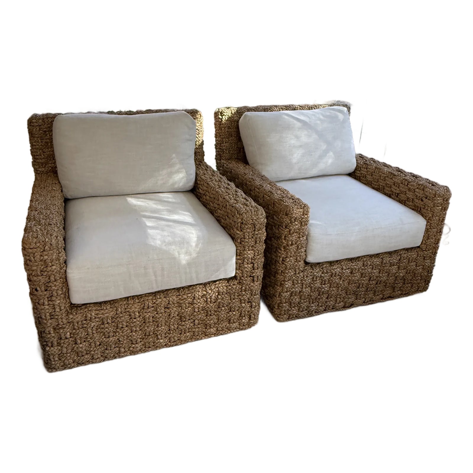 Pair Serena & Lily Costa Chairs | Chairish