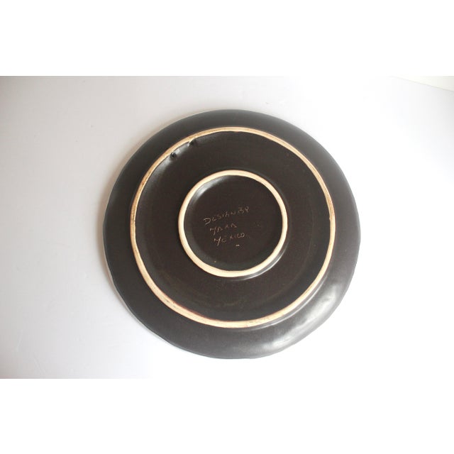 Large Vintage Mara Mexican Pottery Clay Wall Plate, Art Signed by ...