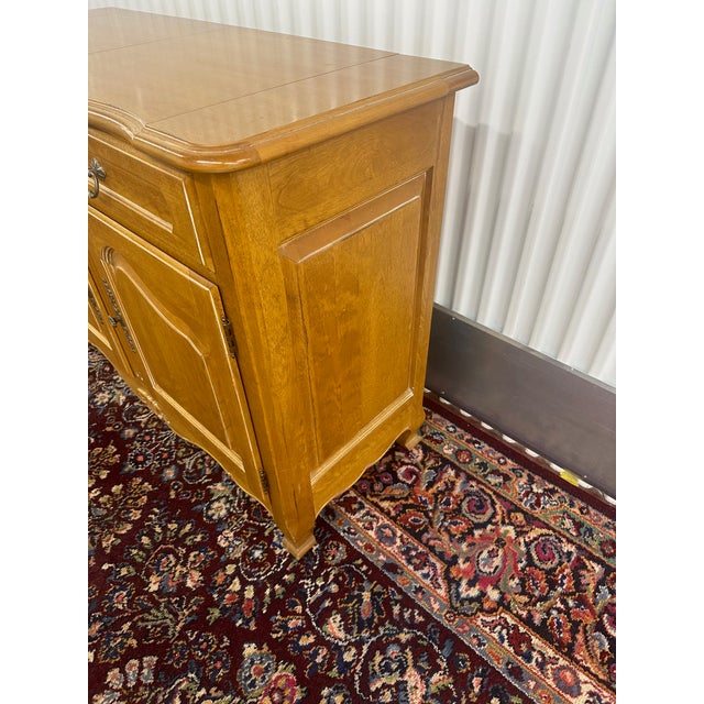 1990s A Vintage French Country Server by Ethan Allen | Chairish