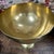 1920s Extra Large Brass Chalice Footed Bowl | Chairish