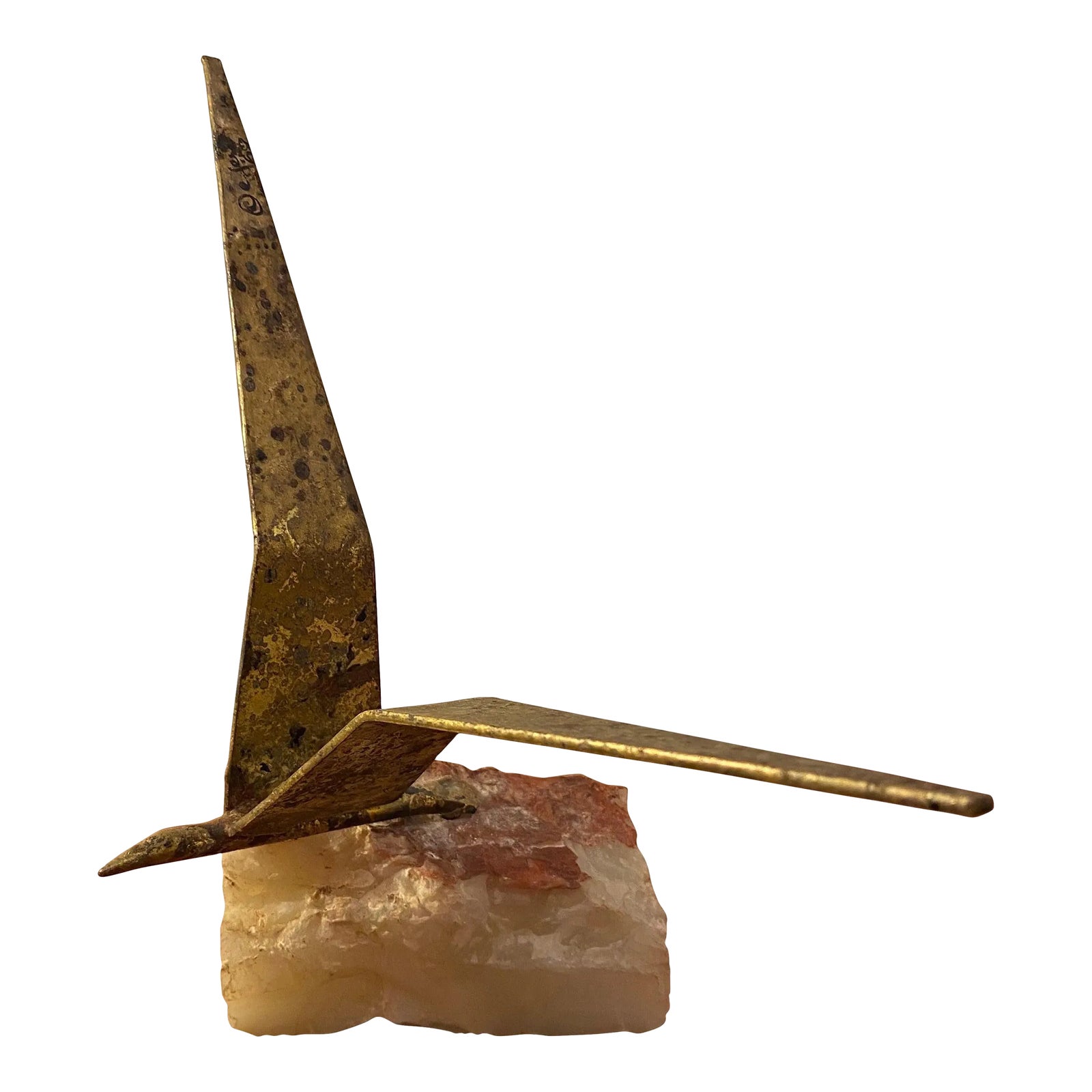 Jere’ Bird on Rock | Chairish