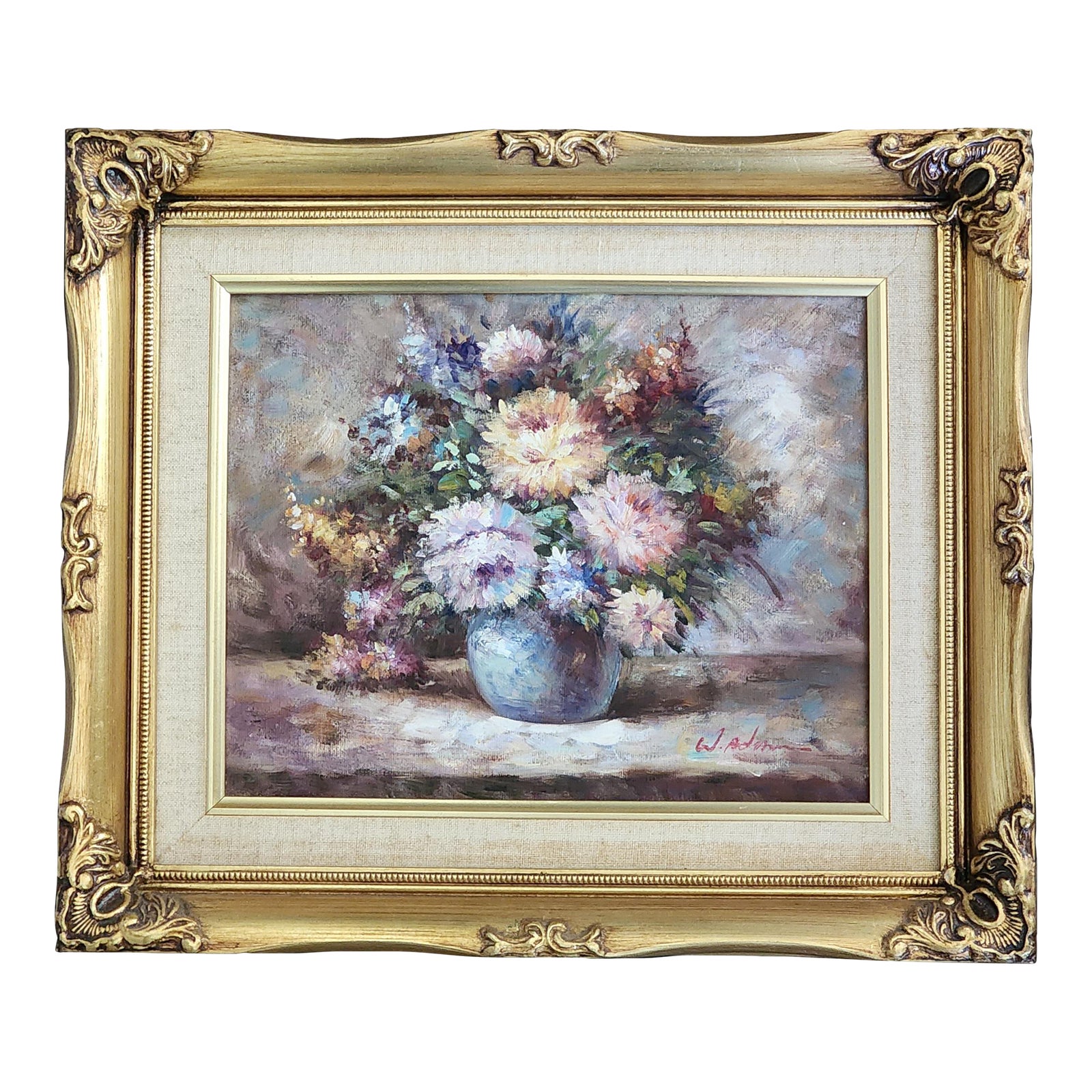 Early 20th Century Walter Adams Signed Original Framed Oil on Board ...