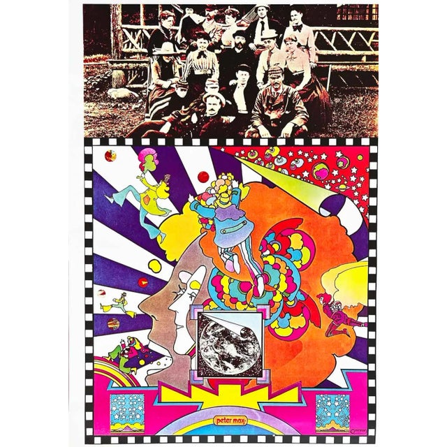 Peter Max Pop Art Poster 9 Instant Nutriment Number One 1970 | Chairish