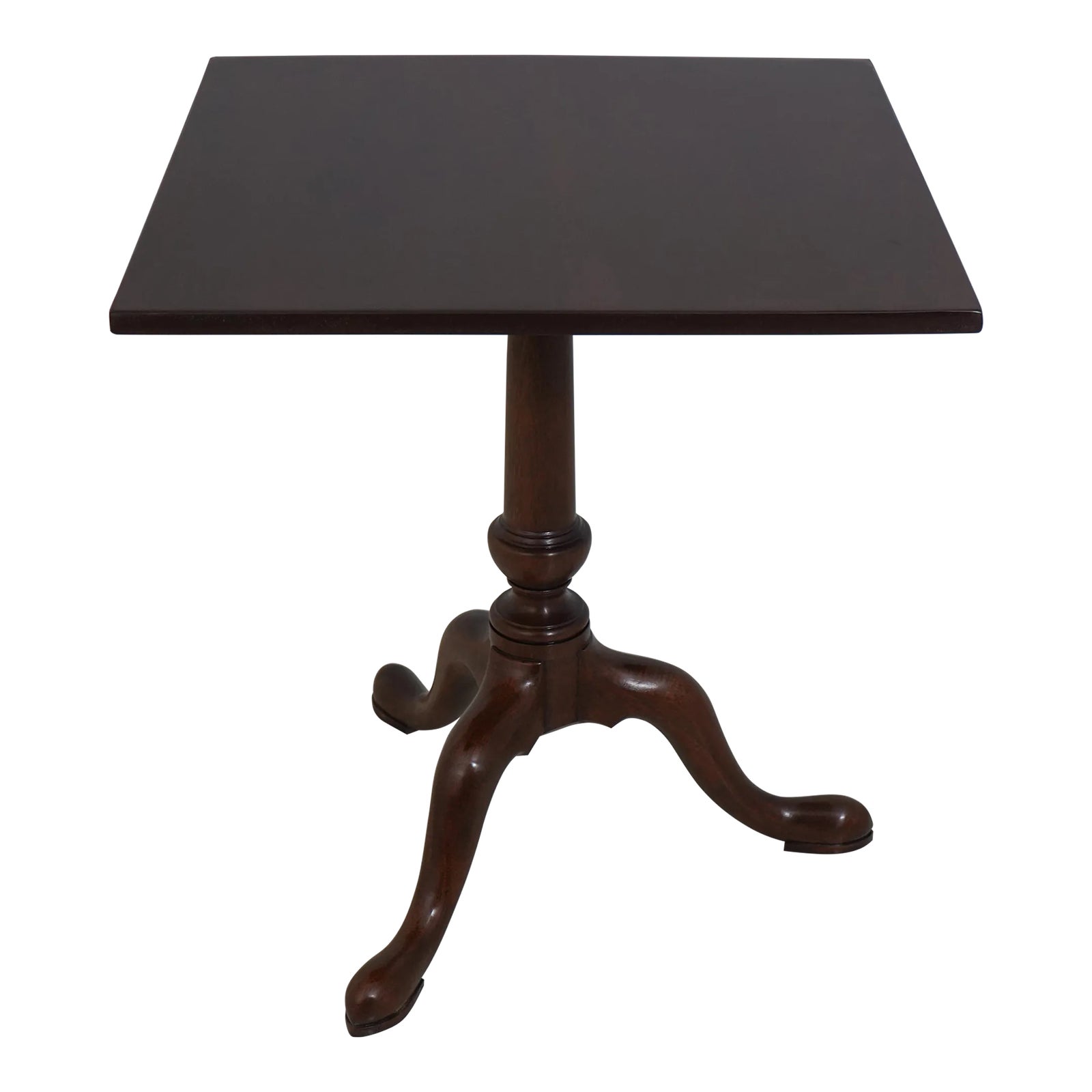 Kittinger Wa-1009 Colonial Williamsburg Mahogany Lamp Table | Chairish