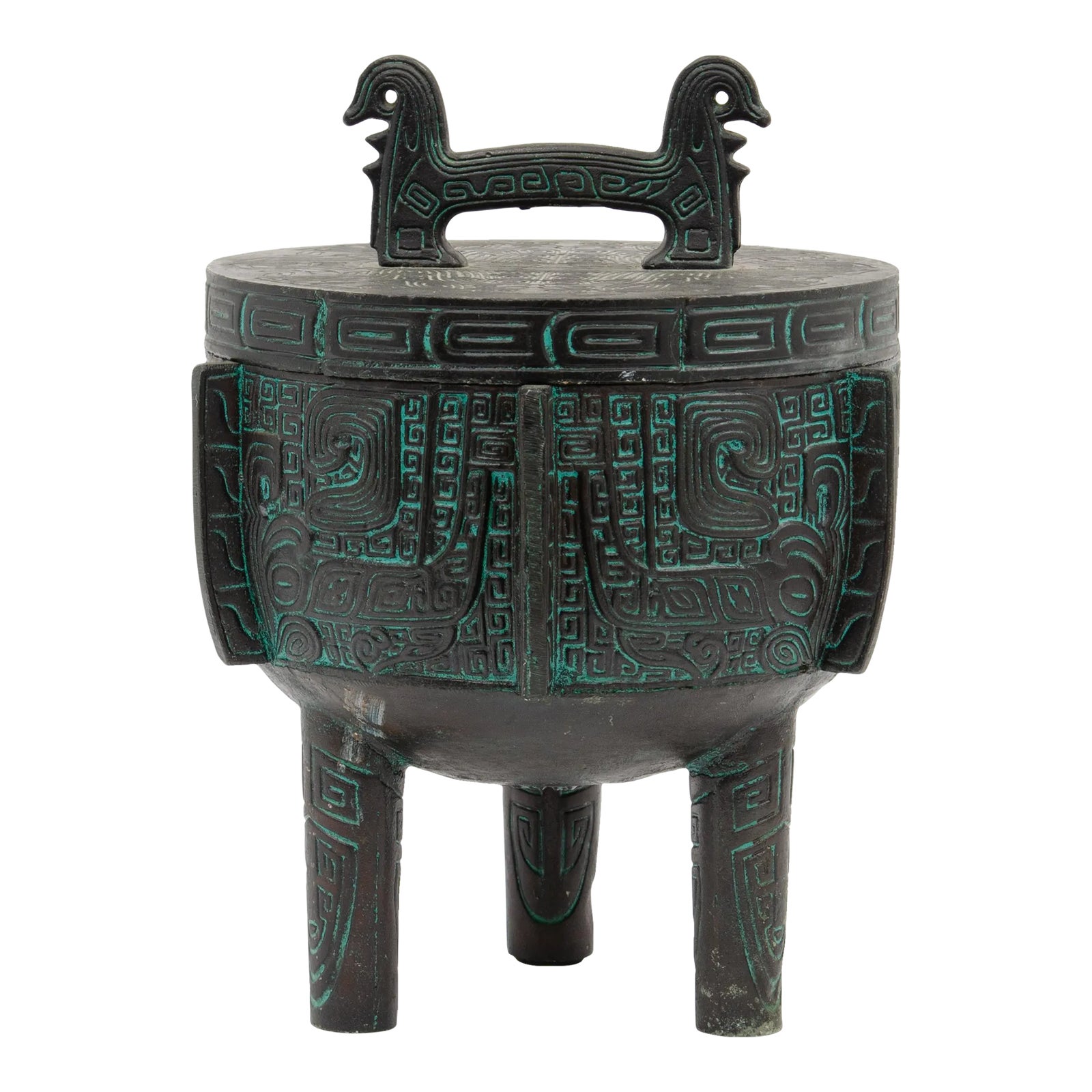 Getz Bros. 1960s Chinese Shang Dynasty Legacy Line Ice Bucket Not James ...