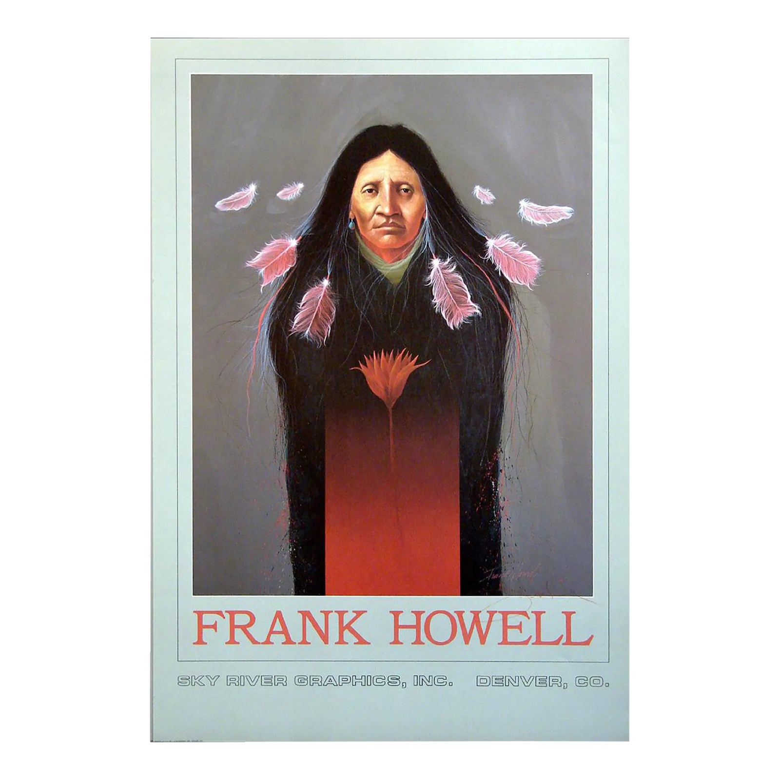 1990s Frank Howell Encirclement of Sister Hand Signed Fine Art | Chairish