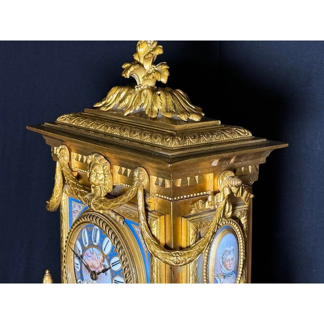 Mid 19th Century French Louis XVI XL Chimney Table Clock - Original ...
