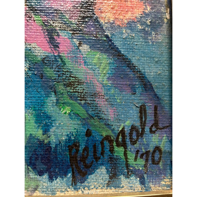 1970’s Original Oil Painting of Woman Signed Reingold | Chairish