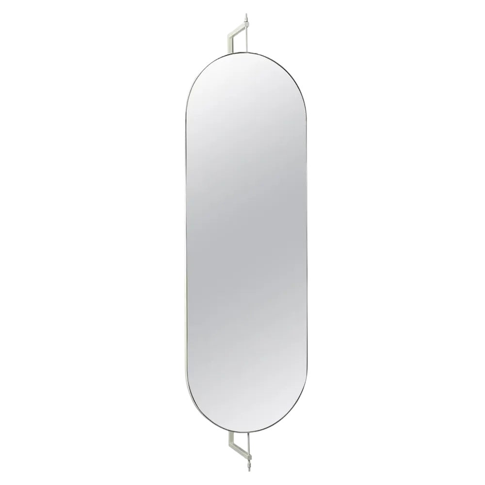 Beige Full Size Rotating Mirror by Kristina Dam Studio | Chairish