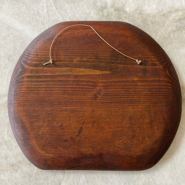 Vintage Salish Style Eagle Carved Wood Wall Plaque | Chairish